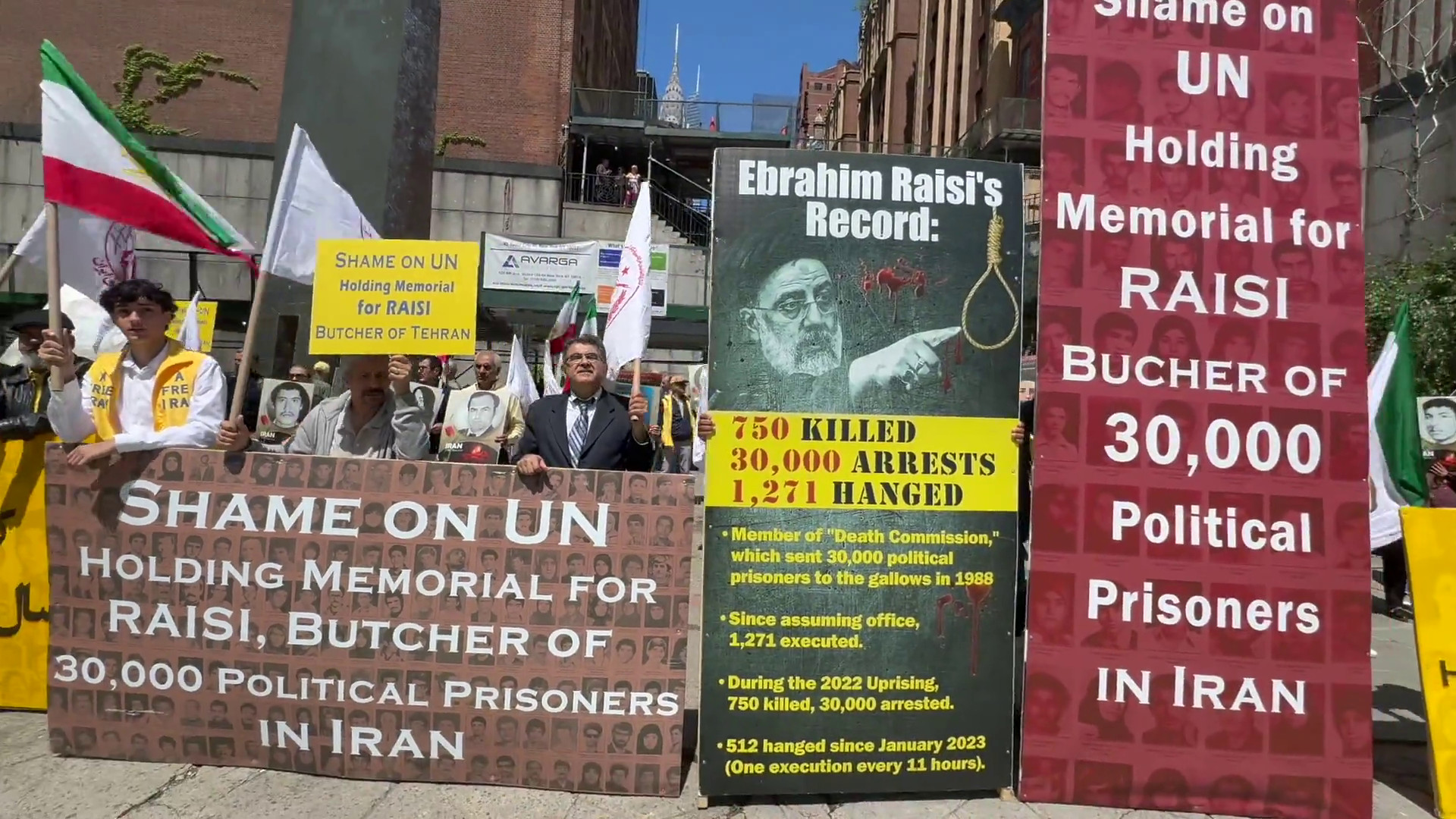 Onu, iraniani espatriati contestano la commemorazione di Raisi ...