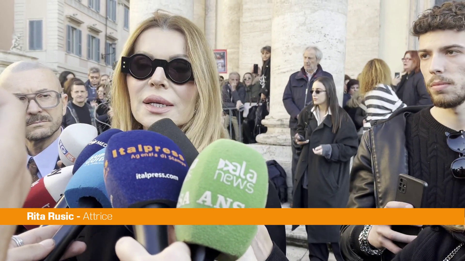 Funerali di Eleonora Giorgi, Rita Rusic "Mancherà la sua luce ...