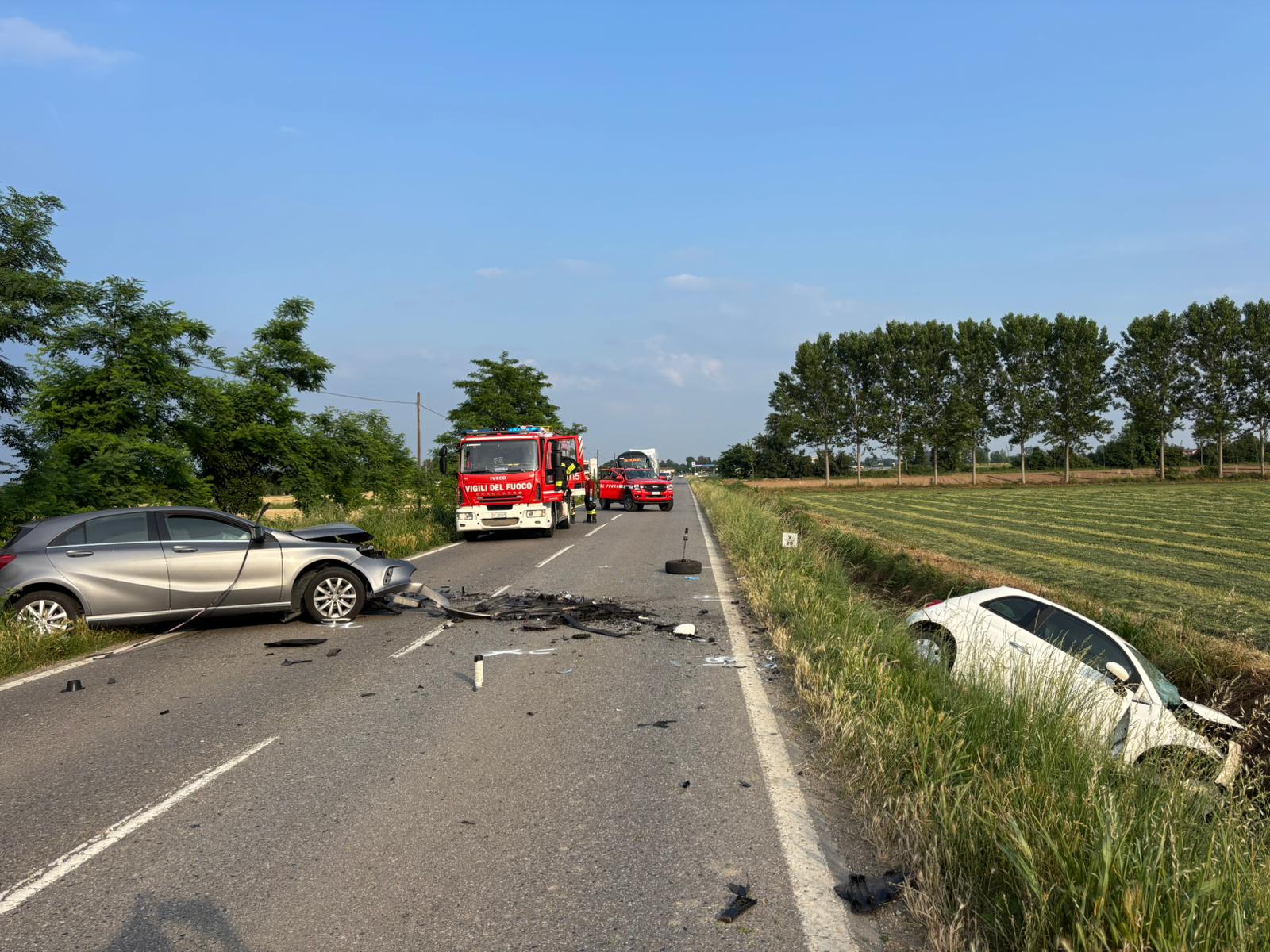 Scontro tra due auto sulla Soncinese, muore 52enne - Cremonaoggi