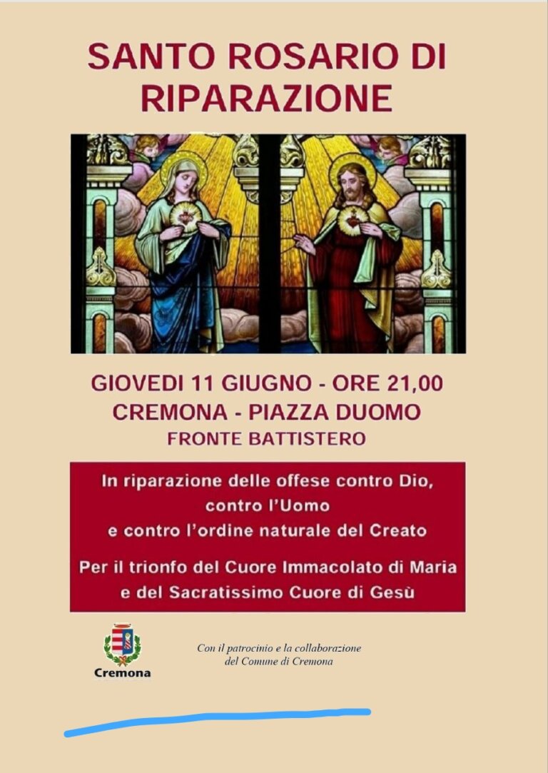 Il Comune di Cremona concede patrocinio a evento religioso che contesta ...